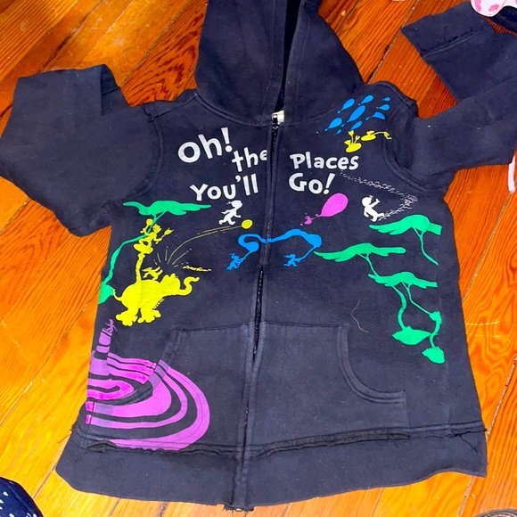 Mighty Fine | Shirts & Tops | Oh The Places Youll Go Hoodie By Mighty ...